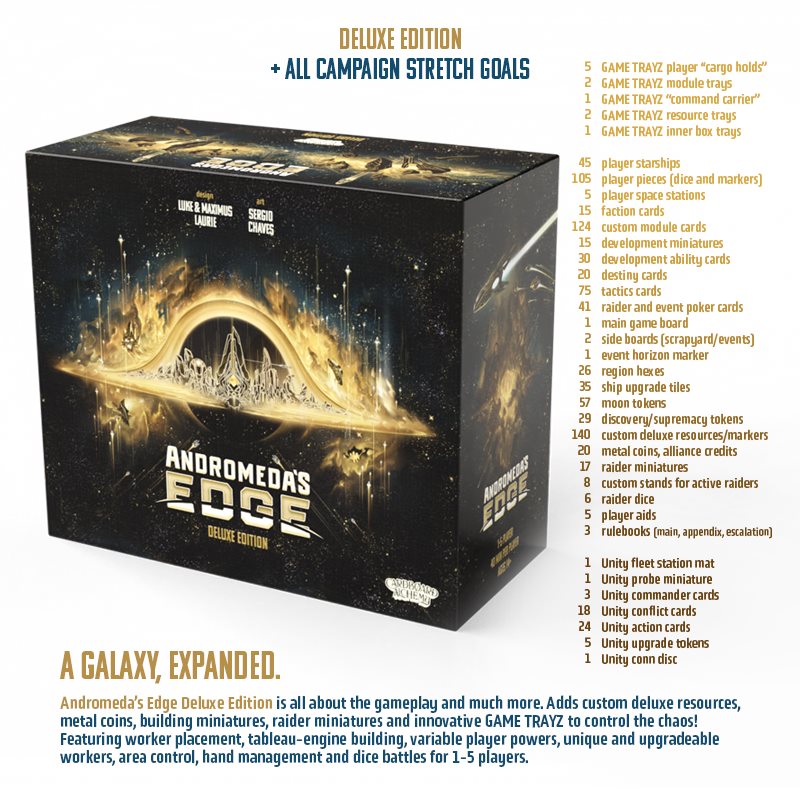 Andromeda's Edge: All In - Deluxe & Addons – Board Game Emporium