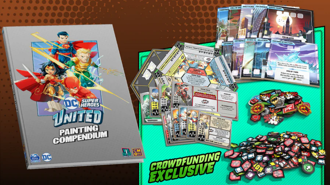 DC Super Heroes United: Bling Bundle (Pre-Odrer) – Board Game Emporium