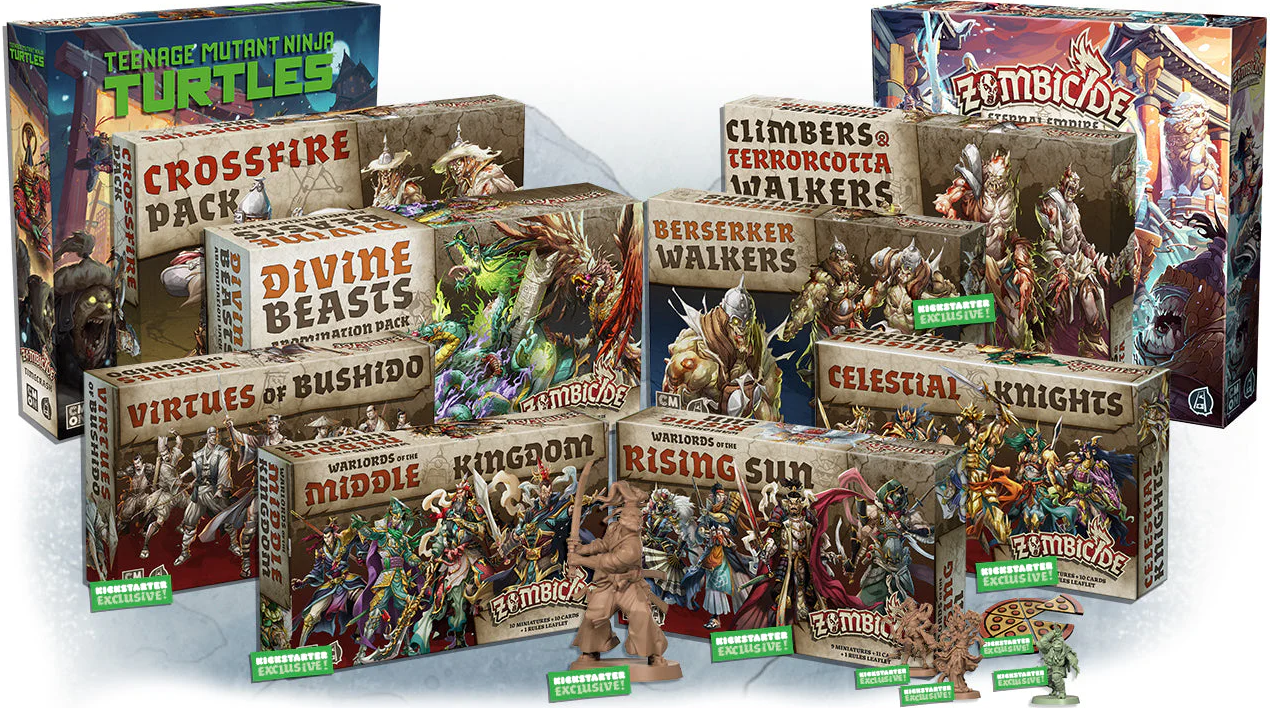 Zombicide White Death: Kickstarter Expansions – Board Game Emporium