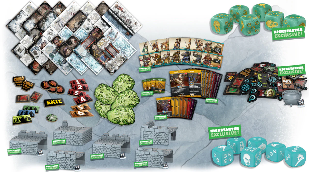 Zombicide White Death: Kickstarter Accessories – Board Game Emporium